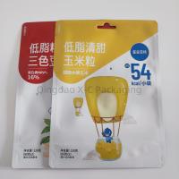 China Flat Bottom Stand Up Pouch With Ziplock Plastic Stand Packaging Storage Bags for sale