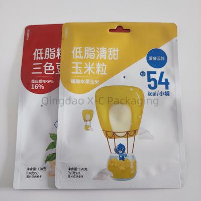 China Flat Bottom Stand Up Pouch With Ziplock Plastic Stand Packaging Storage Bags for sale