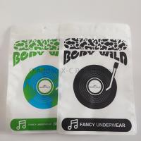 China Customized Stand Up Pouch Reusable For Cloth Underwear With Resealable Zipper for sale
