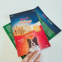 China Pet Food 3 Side Seal Bags Resealable Mini Small Custom Moisture Proof Food Grade Colorful for sale