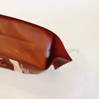 China Custom Printed Quad Seal Bag Food Packaging Reusable Laminated Compoud Wholesale for sale