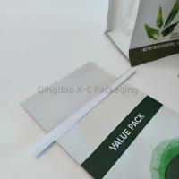 China Customized Compostable Biodegradable Food Grade Block Bottom Cafe Coffee Packaging Bag Zip Packing Pouch With Plastic Valve for sale