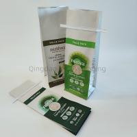 China Laminated Plastic 8 Side Seal Bag Tin Tie Flat Bottom Food Packaging Gravure printing for sale