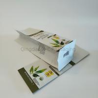 China Customized Compostable Biodegradable Food Grade Block Bottom Cafe Coffee Packaging Bag Zip Packing Pouch With Plastic Valve for sale