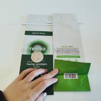 China Customized Compostable Biodegradable Food Grade Block Bottom Cafe Coffee Packaging Bag Zip Packing Pouch With Plastic Valve for sale