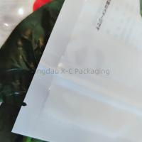 China Laminated 3 Side Seal Bags Custom Clear Bag Flat Bottom Zipper Three Side Seal Food for sale