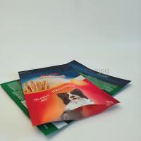 China Pet Food 3 Side Seal Bags Colorful Compostable Sachet Packaging Moisture Proof for sale