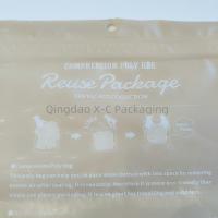 China Custom Design Laminated Three Side Seal Bag Low MOQ Waterproof For Underwear for sale