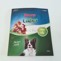 China Pet Food 3 Side Seal Bags Colorful Compostable Sachet Packaging Moisture Proof for sale