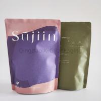 China Customized Design Cotton Paper Carrier Bags Stand Up With Sturdy Handle for sale