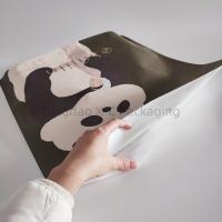 China Personalized Brown Kraft Paper Bag In Roll Custom Logo Printed For Carrying for sale