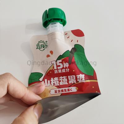 China Spout Stand Up Bag With Up To 11 Colors And Excellent Moisture Barrier For Liquid And Puree Packaging for sale
