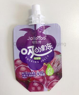 China Spout Stand Up Bag with Up To 11 Colors and Customizable Printing for Liquid and Puree Packaging for sale