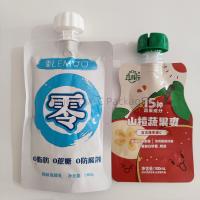 China Custom Shaped Stand Up Pouches Moisture Proof With Zipper And Die Cut Handle for sale