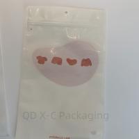 China Non Woven Zipper Small Black Pants Booty Pants Ziplock Bag Towel Underwear Leggings Clothing Bag for sale