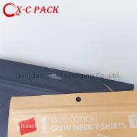 China Printable Pattern Logo Transparent Zipper Bag Custom Household Items Underwear Shoes Socks Clothing Sorting Storage Bag for sale