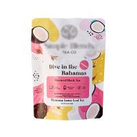 China 100g 250g 300kg Zipper Reseal Laminated Coffee Package Bags Custom Printed Plastic Coffee Packing Bags With Window for sale
