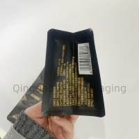 China Kraft Paper Bag With Window Stand Up Pouch Black Doypack Zip Lock Food Storage Bag Nuts Coffee Beans Food Grade for sale