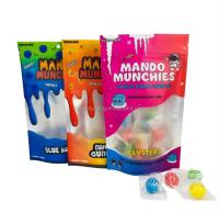 China Customizable Recyclable Plastic Zip Lock Bags with Window for Food and Candy Up to 11 Colors for sale