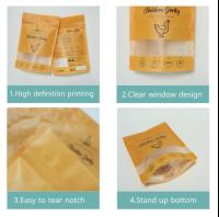 China Customizable Recyclable Plastic Zip Lock Bags with Window for Food and Candy Up to 11 Colors for sale