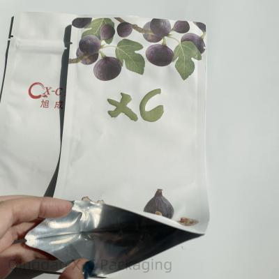 China Recyclable Customized Plastic Clear Zipper Stand-up Barrier Pouch For Stand Up Zipper Bag Food Packaging for sale