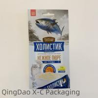 China Aluminum Foil Resealable Bottom Gusset Plastic Pet Food Bag For Cat Dog Customized Thickness for sale