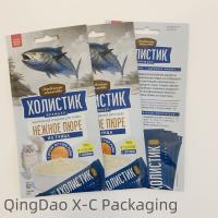 China Aluminum Foil Resealable Bottom Gusset Plastic Pet Food Bag For Cat Dog Customized Thickness for sale