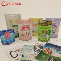 China Window Recyclable plastic pet food packaging aluminized stand up bag with zipper for sale