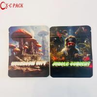 China Candy Child Proof Print Packaging Design 3 Sided Mini Ziplock 3.5g Gram 3.5 Custom Mylar Bag for sale