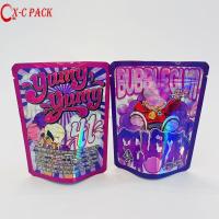 China 3.5g 7g 14G 28g Custom Smell Proof Print Box Cali Pack Cookie Packaging Gummy 1 Oz Mylar Bag for sale