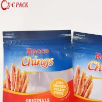 China Plastic Bag Packaging Zipper 3 Side Seal Pouch Small Clear Sachet Mylar Bags Packaging Pet Dog Food Bag for sale