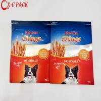 China Plastic Bag Packaging Zipper 3 Side Seal Pouch Small Clear Sachet Mylar Bags Packaging Pet Dog Food Bag for sale