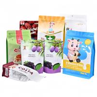 China Stand up Bag Printing Custom Smell Proof Clear Tea Snack Plastic Packaging for sale