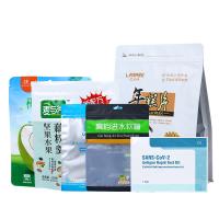 China Stand up Bag Flat Bottom Aluminum Foil Gold Color Stamping UV Printing Food Mylar Stand up Plastic Pouch for sale