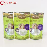 China Eco-Friendly Biodegradable Bags for Pet Food Attractive Printed Three Side Seal Bag for Pet Treats for sale