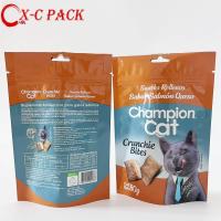 China Free Sample Custom Made Resealable Zip Lock Dog Turtle Cat Treats Snack Package Pet Food Packaging Bag for sale