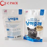 China Wholesale Customized Plastic Pet Food Packaging Snack Cat Dog Wet Pet Food Bags Standing up Pouch with Zipper Packaging Bag for sale