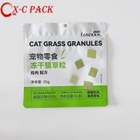 China Customized Resealable Zipper Top Pet Dog Treats Feed Bag Moisture-Proof Glossy BOPP Plastic Food Grade Packaging for sale