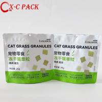 China Customized Resealable Zipper Top Pet Dog Treats Feed Bag Moisture-Proof Glossy BOPP Plastic Food Grade Packaging for sale