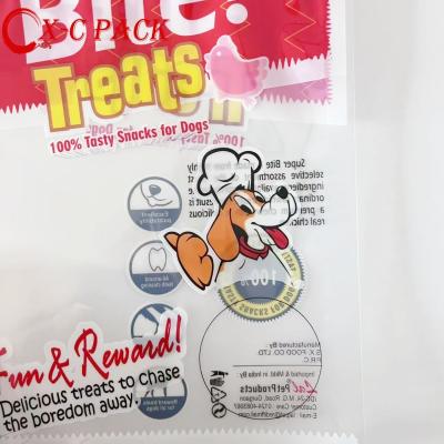 China Custom Printed 250g 500g 1kg Sealable Flat Bottom Stand up Pouch Plastic Cat Dog Pet Food Packaging Zipper Mylar Packaging for sale