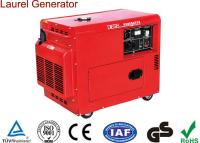 China Small Silent Diesel Generator 4.2kW / 5 kW Low Fuel Consumption Single Phase Air-cooled for sale