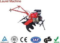 China Paddy Land Mini Tiller Cultivator , 35cm Ridging Height Small Garden Rototiller for sale