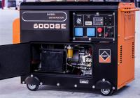 China 4 Stroke Electric Start 5kw Diesel Power Generators With AVR , Low Oil Alarm System Air Cooled for sale