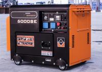 China 4 Stroke Electric Start 5kw Diesel Power Generators With AVR , Low Oil Alarm System Air Cooled for sale