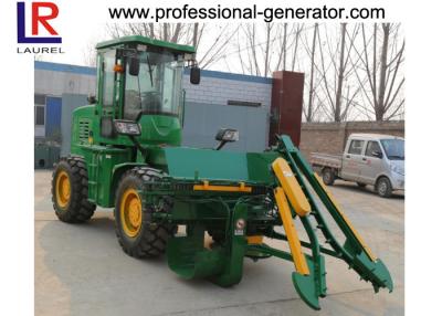 China Hydraulic Transmission Sugar Cane Harvester , 4 Wheel Driving Agriculture Farm Machinery for sale