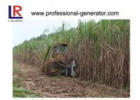 China Hydraulic Transmission Sugar Cane Harvester , 4 Wheel Driving Agriculture Farm Machinery for sale