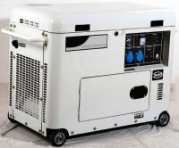 China Noise - Reducing 7kw Portable Silent Diesel Fuel Generator 15HP Diesel Engine for sale