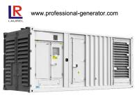 China Diesel Generator Container Genset 750KVA  White Cabinet Container for sale