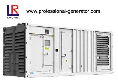China Diesel Generator Container Genset 750KVA  White Cabinet Container for sale
