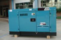 China Soundproof Weatherproof 22kVA Silent Diesel Generator Set  4 - Stroke Direct Injected for sale